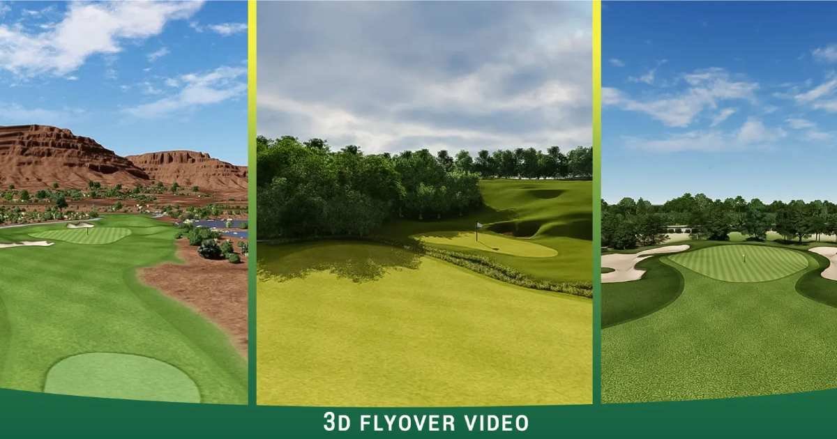 Creative Golf Course Maps & 3D Golf Flyover Services | Unique Visuals ...